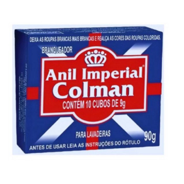 Anil Colman Imperial Caixa Com 10 Cubos 9g - 90g | Shopee Brasil