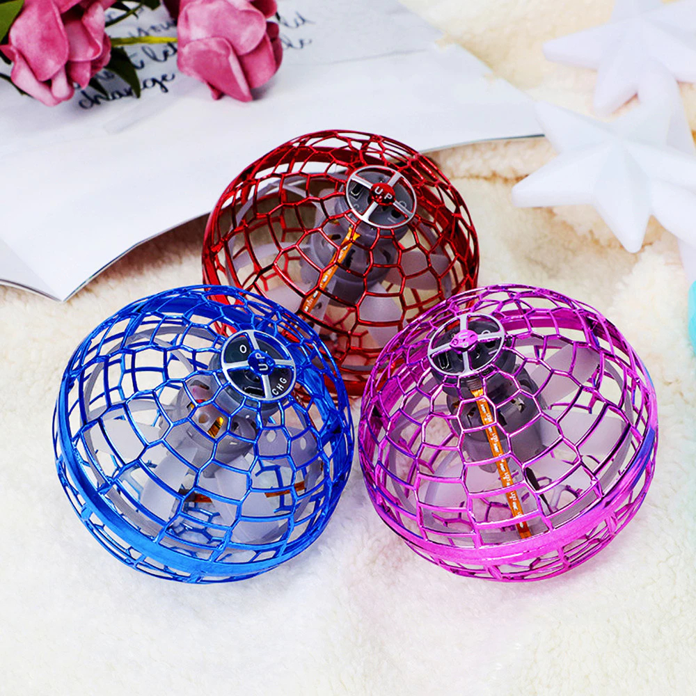 Bola Spinner Voadora LED Drone Mágico – Brinquedo Colorido Infantil ...