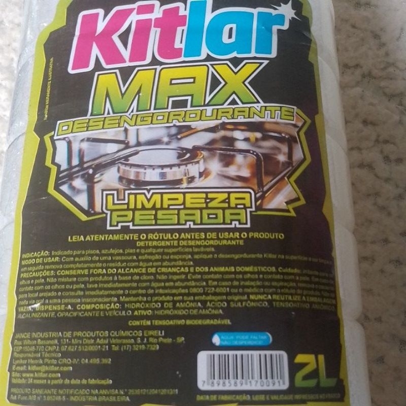 kitlar Max Desengordurante limpeza pesada | Shopee Brasil