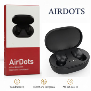 Fone De Ouvido Sem Fio Bluetooth Xiaomi Redmi Airdots 2 Preto pro TWS ...