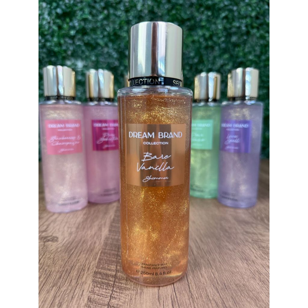 Body Splash Shimmer - Bare Vanilla | Shopee Brasil