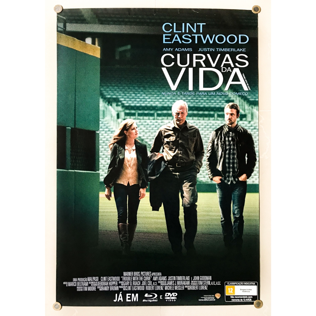 PÔSTER Curvas da Vida - Clint Eastwood Justin Timberlake Amy Adams ...
