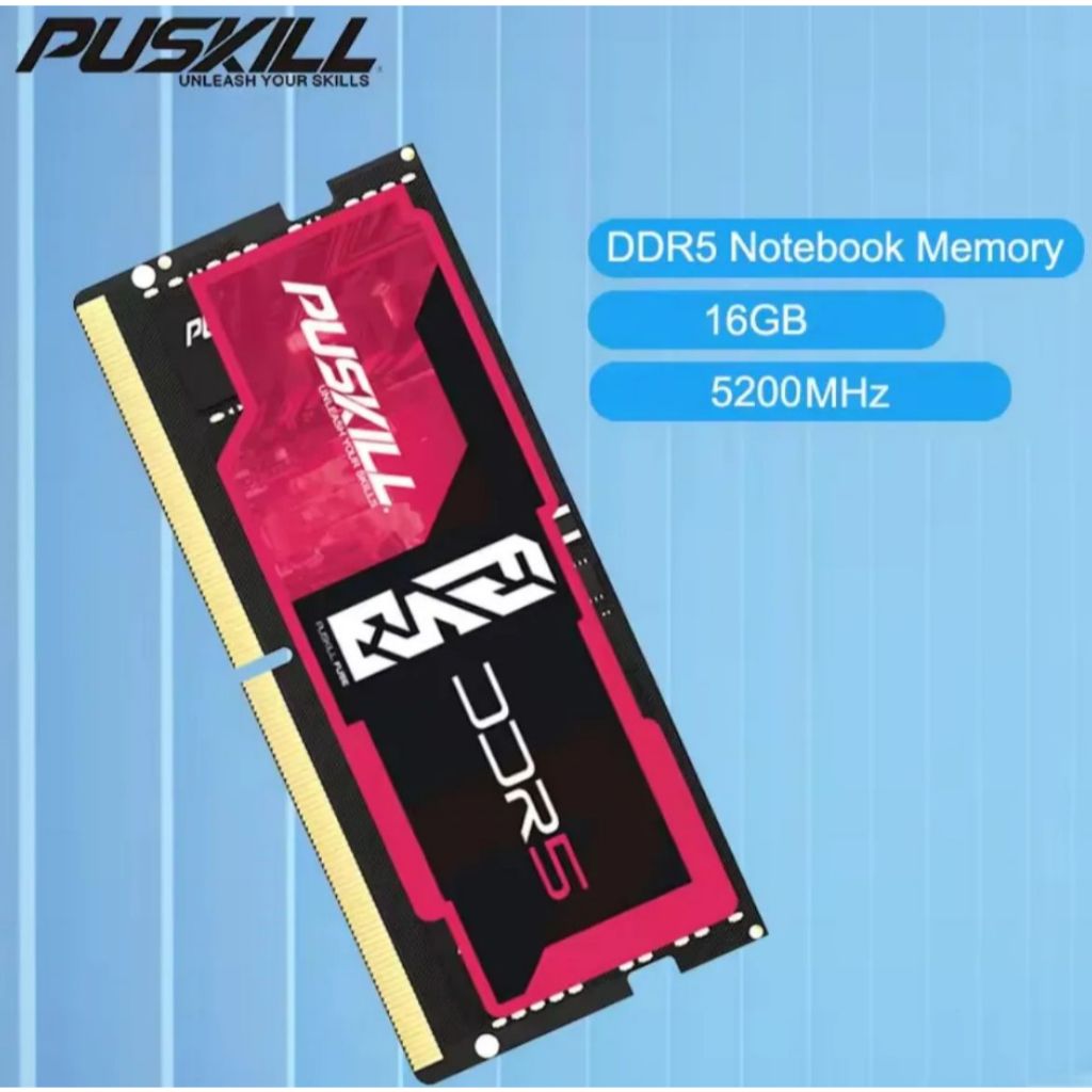 Memória RAM Puskill DDR5 16GB 4800MHz notebook Gamer Fuse | Shopee Brasil