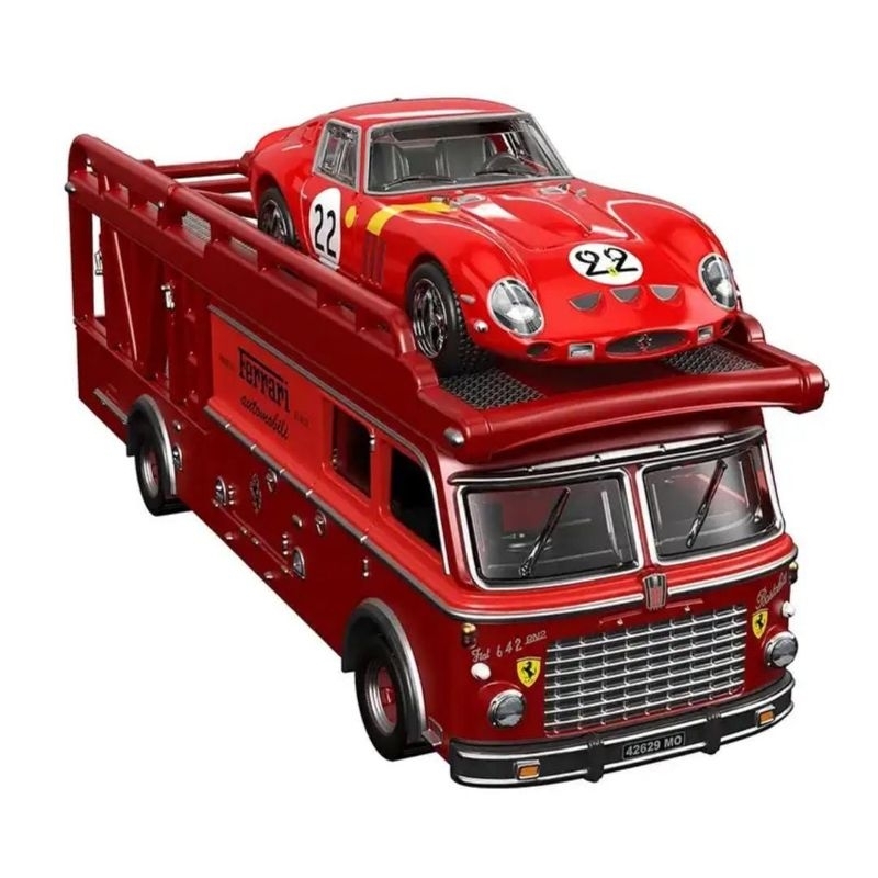 Hot Wheels Colecionável Team Transport FERRARI 205 GTO/FIAT BARTOLETTI ...