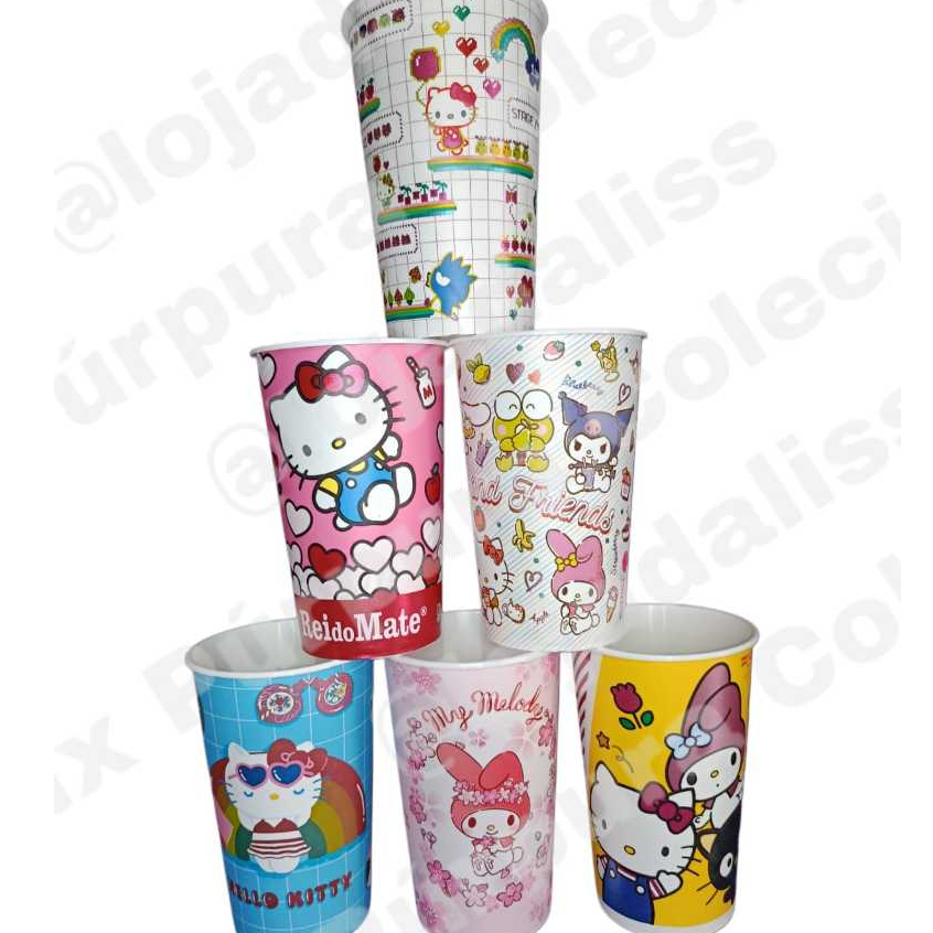 Copos SuperCopões Rei Do Mate Coleção Hello Kitty e Amigos Sanrio ...