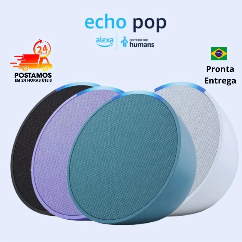 Amazon Alexa Echo Pop Assistente Virtual Smart Speaker Original ...