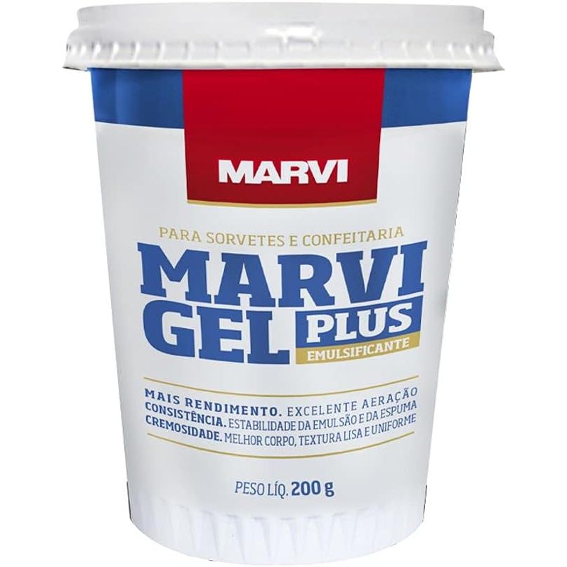 Emulsificante Marvi Gel Plus 200g - Marvi | Shopee Brasil
