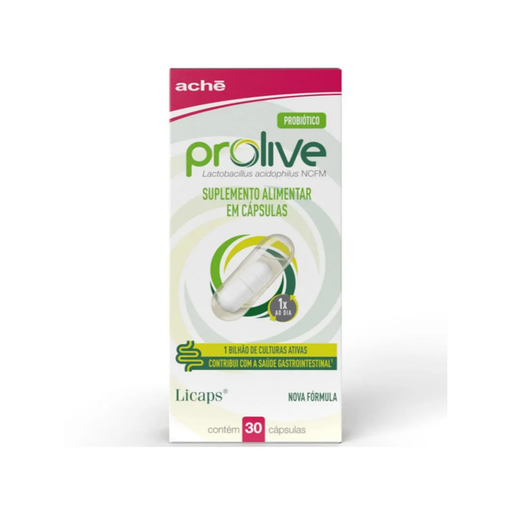Probiótico Prolive 30 e 6 cápsulas | Shopee Brasil