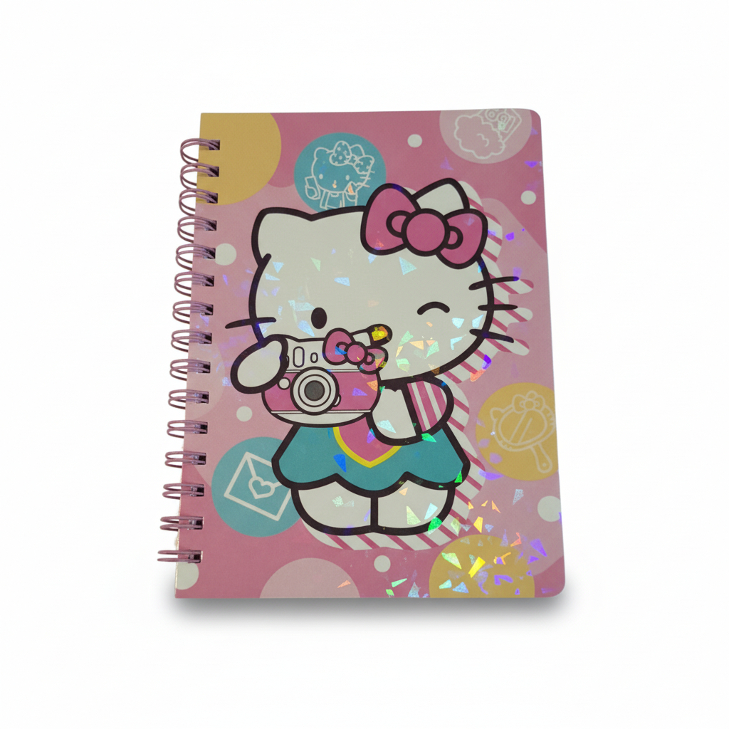 Caderno Caderneta A5 Personalizado Hello Kitty Kuromi My Melody