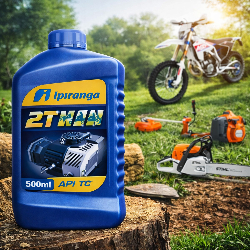 Óleo 2T API TC Motor 2 Tempos 500ml Mineral – Motos, Roçadeira ...