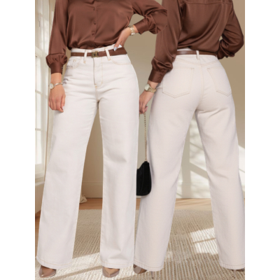 Calça Wide Leg com Cinto em Oferta | Shopee 2026