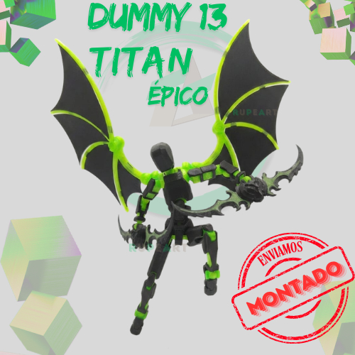 Dummy 13 Titan Épico | Boneco Articulado # MONTADO # Action Figure ...