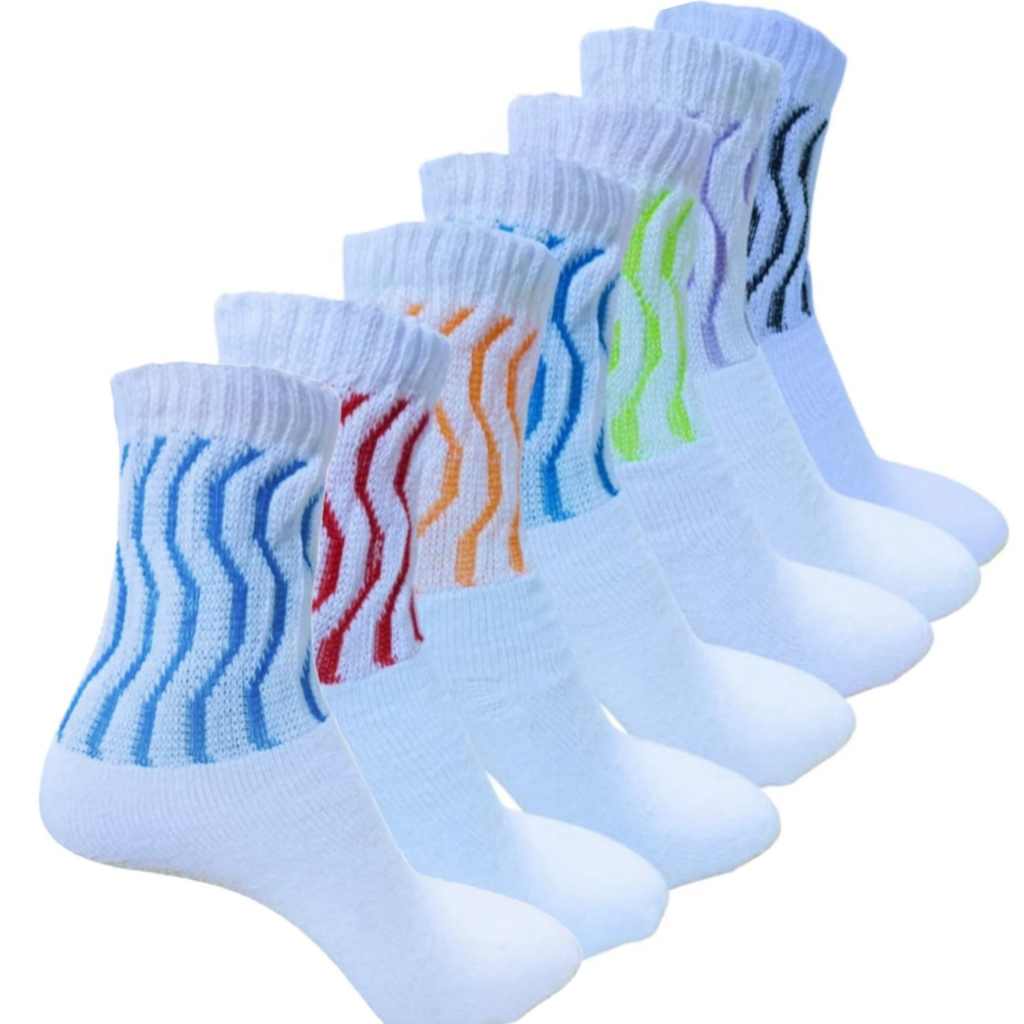 Meia Feminina Academia Aeróbica kit c/ 3 Pares Zumba Fitness Cores ...