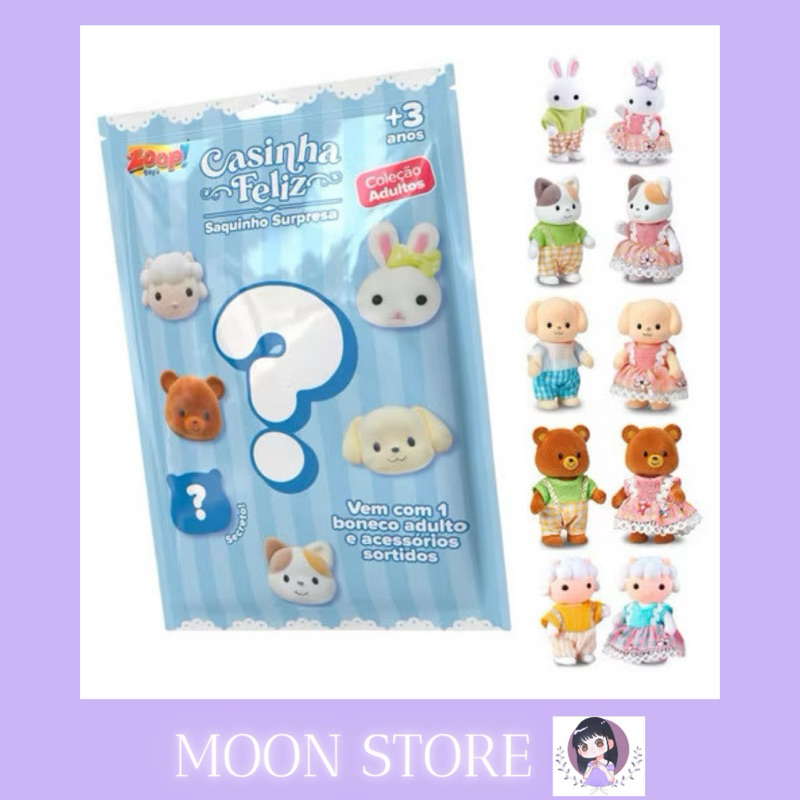 Casinha Feliz - Adulto Surpresa - Blind Bag- Zoop Toys | Shopee Brasil
