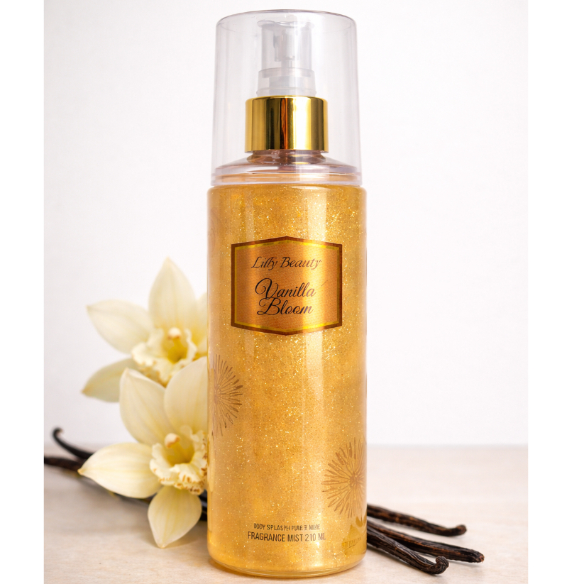 Body Splash Lilly Beauty loção corporal perfume luminoso 210 ml varias ...