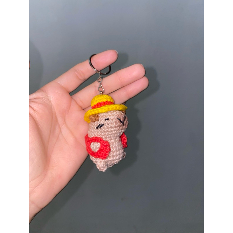 Capivara fantasiada de Luffy - One Piece | Shopee Brasil