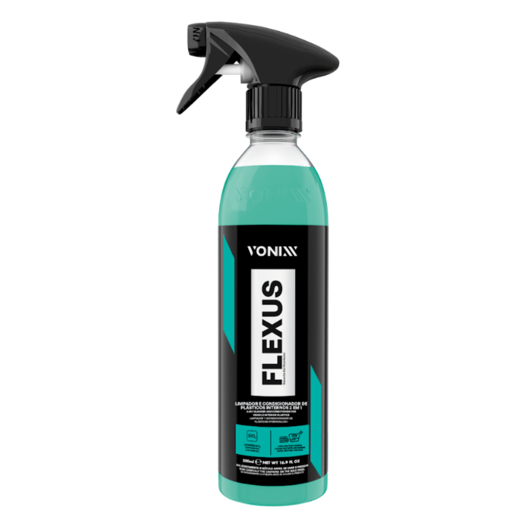 Flexus 500ml - Limpador Condicionador Plásticos - Limpa Plástico e ...