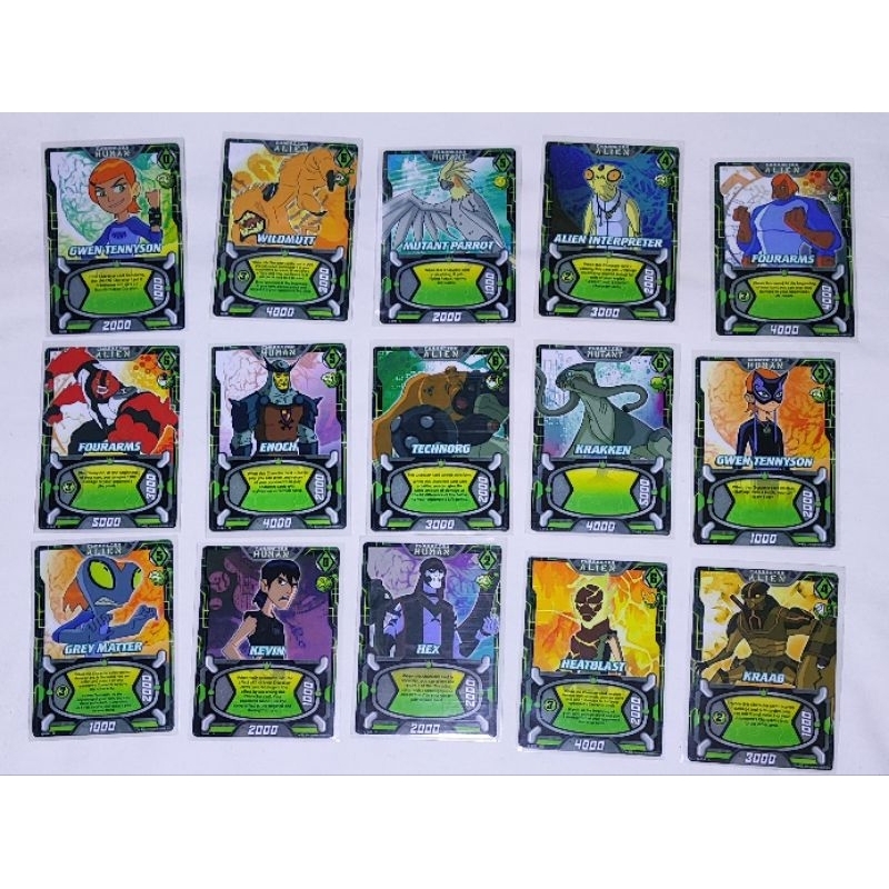 Escolha Até 20 Cartas de Ben 10 CCG | Shopee Brasil