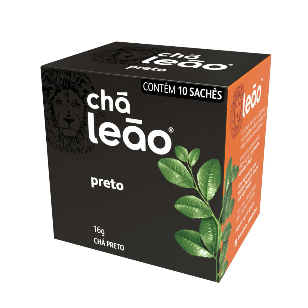 Chá Preto Natural 10 Sachês- Leão | Shopee Brasil