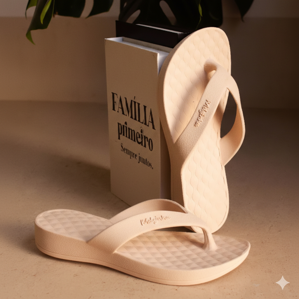 Chinelo Feminino Ortopedico Nuvem Massageador Leve Macio Alivio para os ...