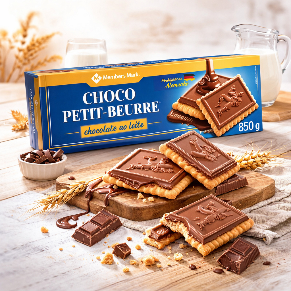 Biscoito Chocolate Ao Leite Importado Griesson Members Mark 300g ...