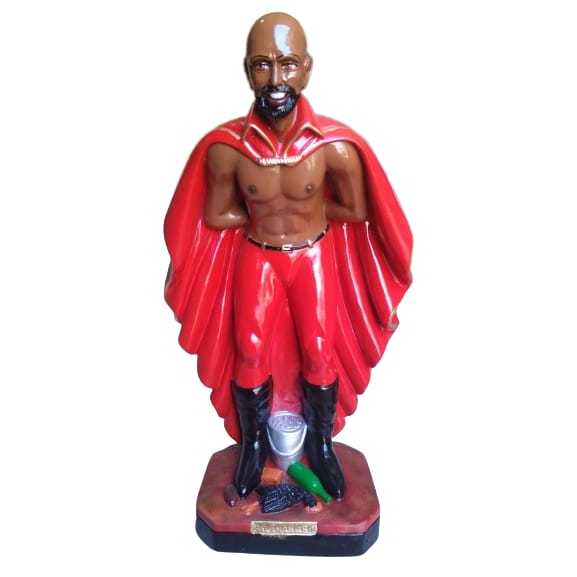 Estátua Exu Marabô 23cm Umbanda Candomblé Kimbanda – Imagem Forte para ...