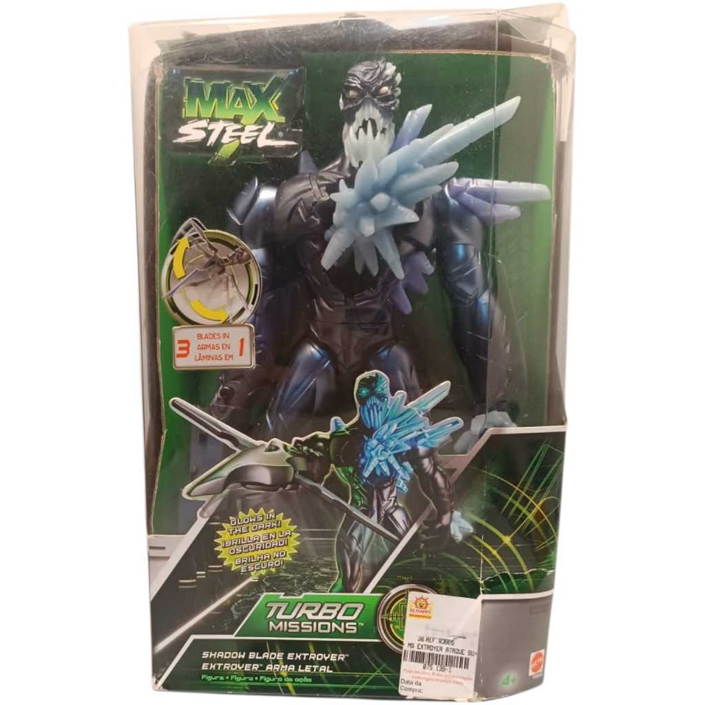 Boneco Extroyer Arma Letal Max Steel Elementor Na Caixa (Usado ...