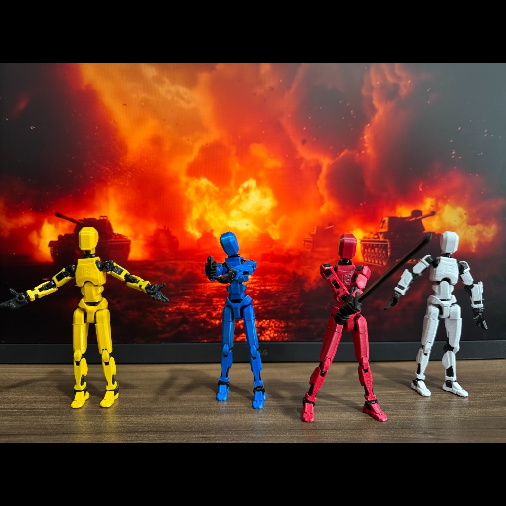 Boneco Articulado Dummy 13 | Kit Montagem | Alta Qualidade | Monte e ...