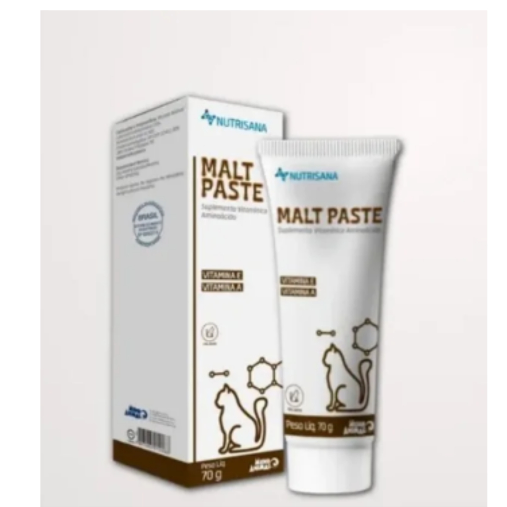 Malt Paste Suplemeto Alimentar para Gatos Nutrisana 70 g | Shopee Brasil