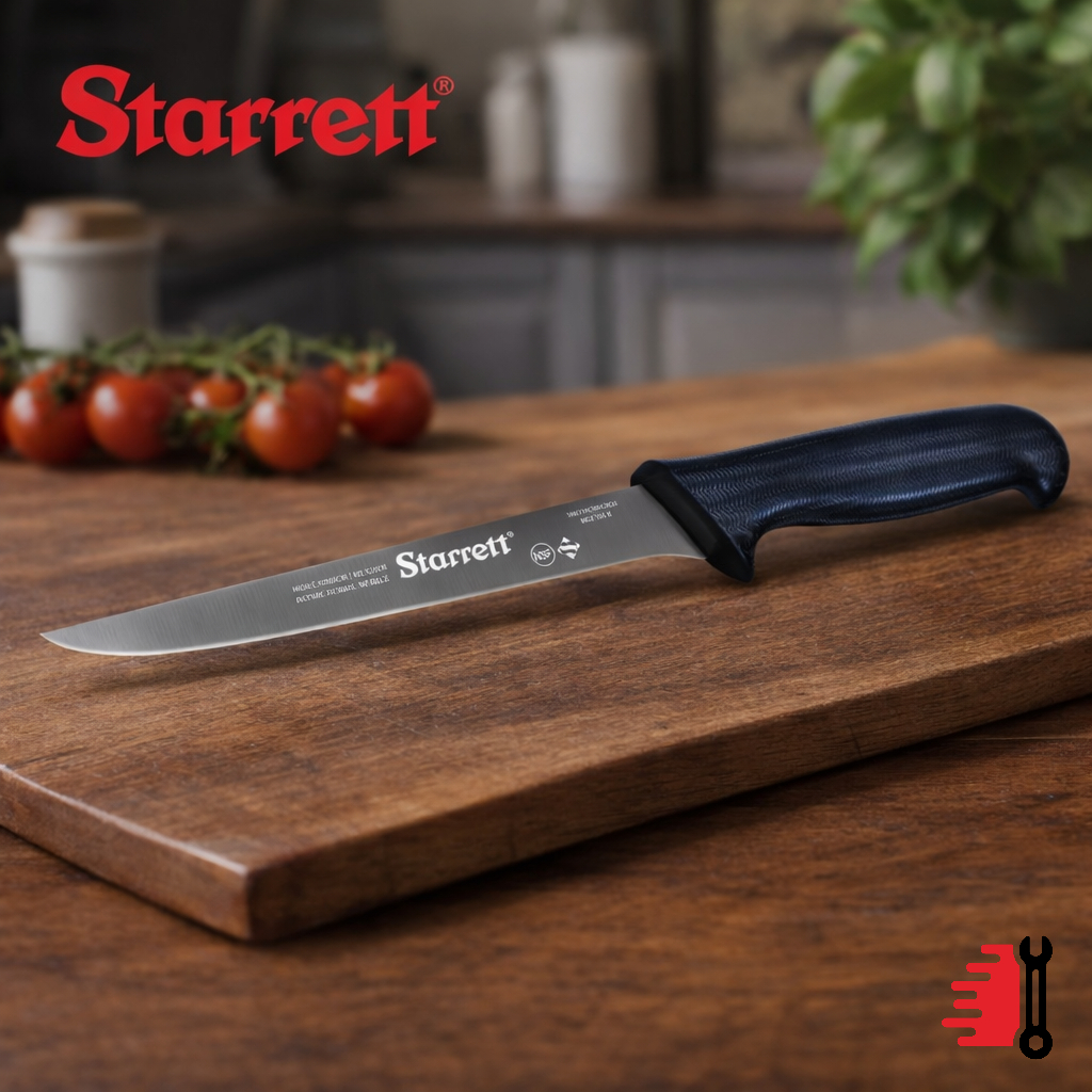 Faca Desossa Reta Estreita 15cm Starret Bk104-6 Preta Cozinha Açougue ...