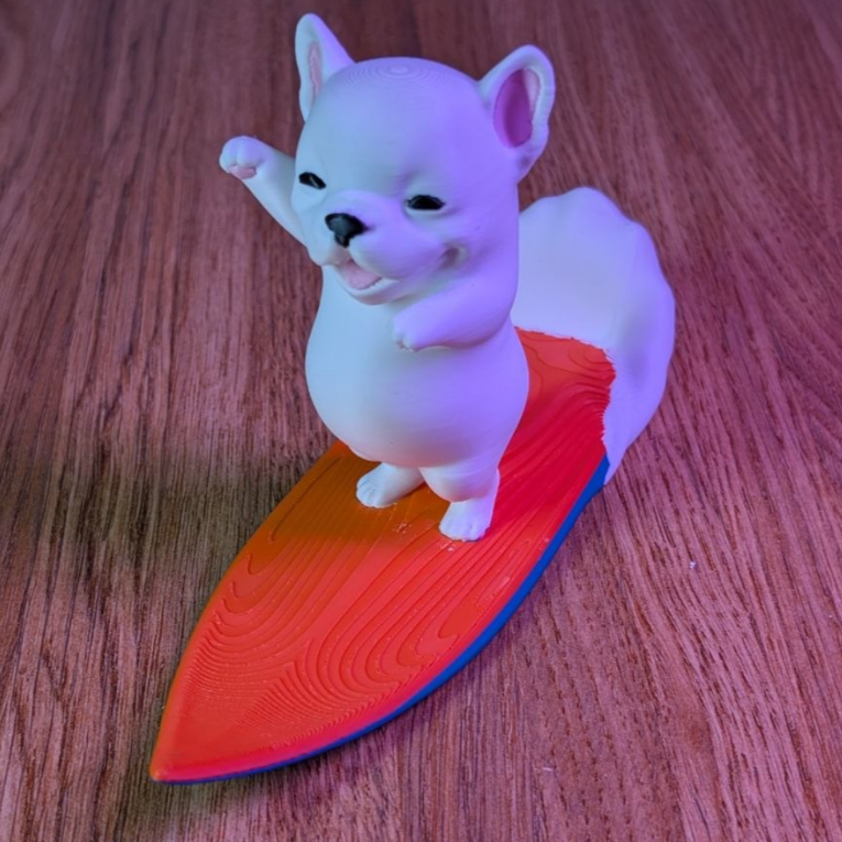 Pibble Cachorro Relaxando no Surf Brainrot Meme Engraçado TikTok ...