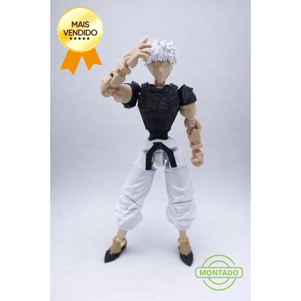 Boneco Satoru Gojo Jujutsu Kaisen Articulado – Dummy 13 | Shopee Brasil