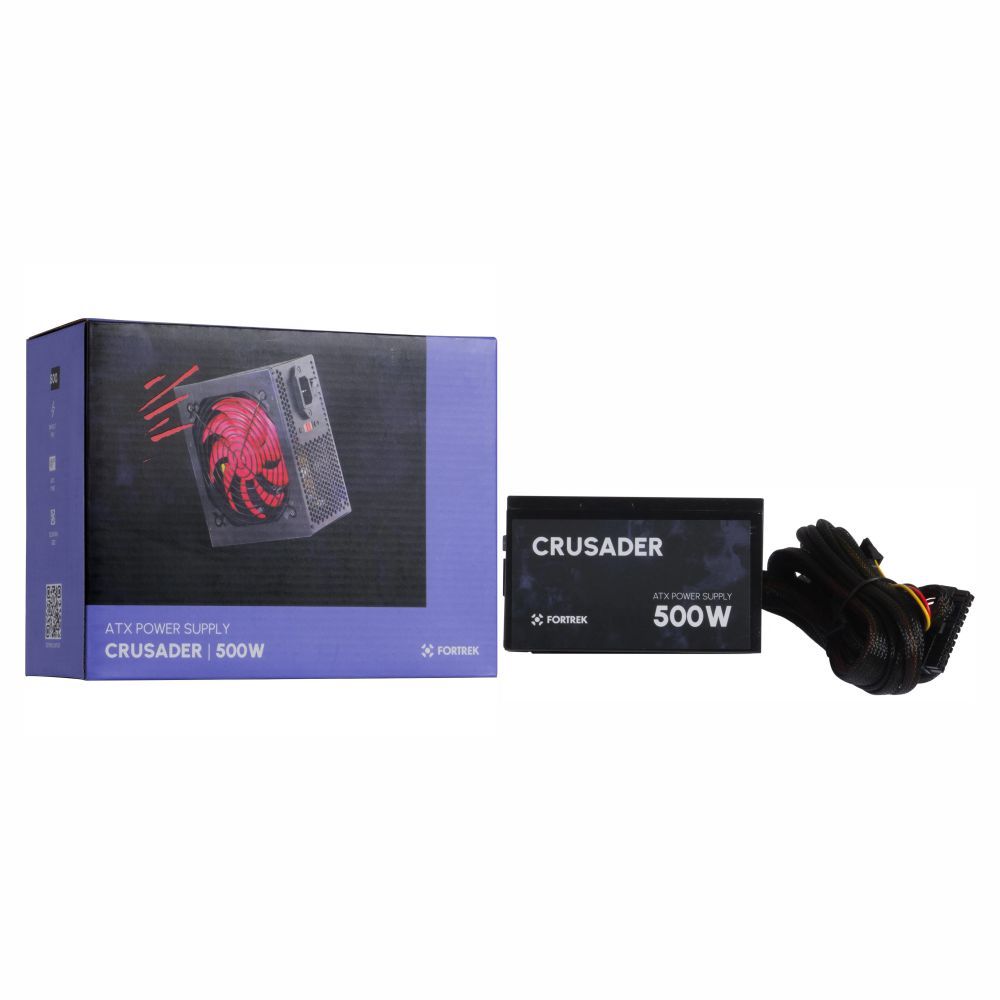 FONTE ATX 500W GAMER CRUSADER FORTREK | Shopee Brasil