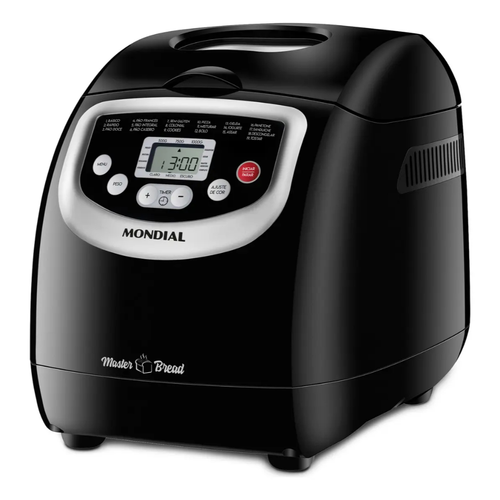 Panificadora Mondial Master Bread 19 Programas Digital 700W | Shopee Brasil