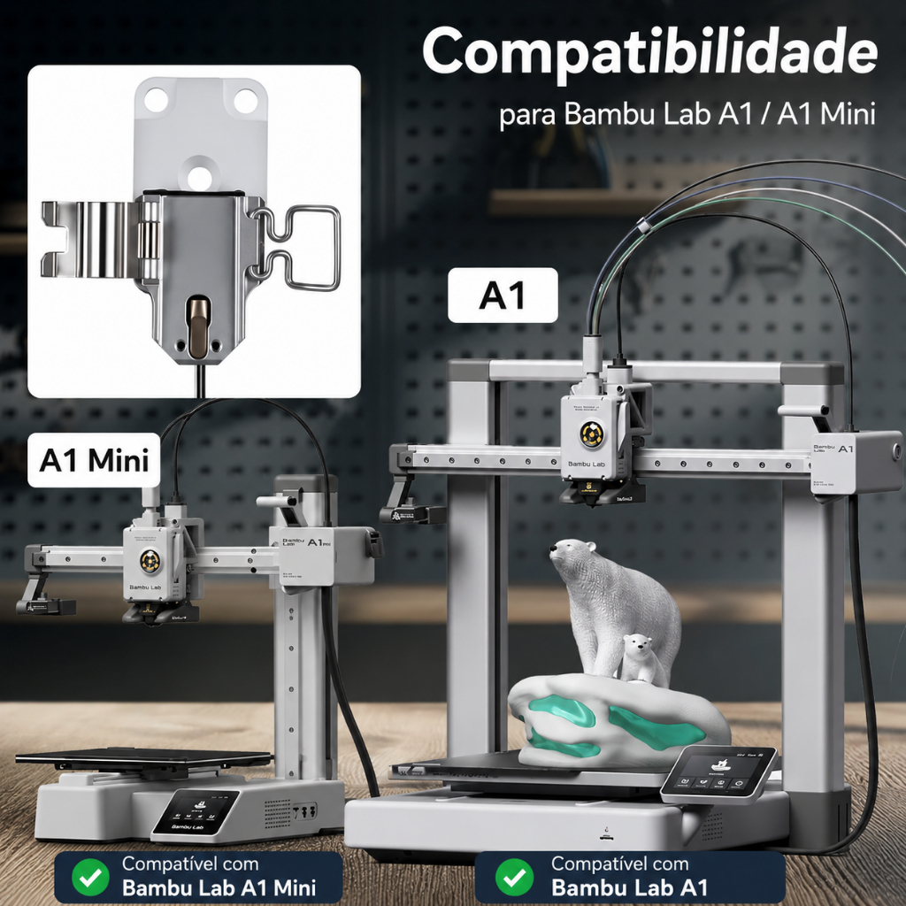 Kit de Montagem Aquecimento para Impressora 3D Hotend Bambu Lab A1 ...