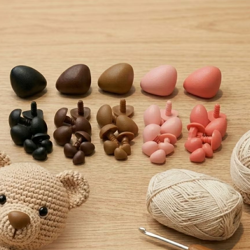 Focinho para Amigurumi com Trava de Segurança 25 Unidades - Nariz e ...