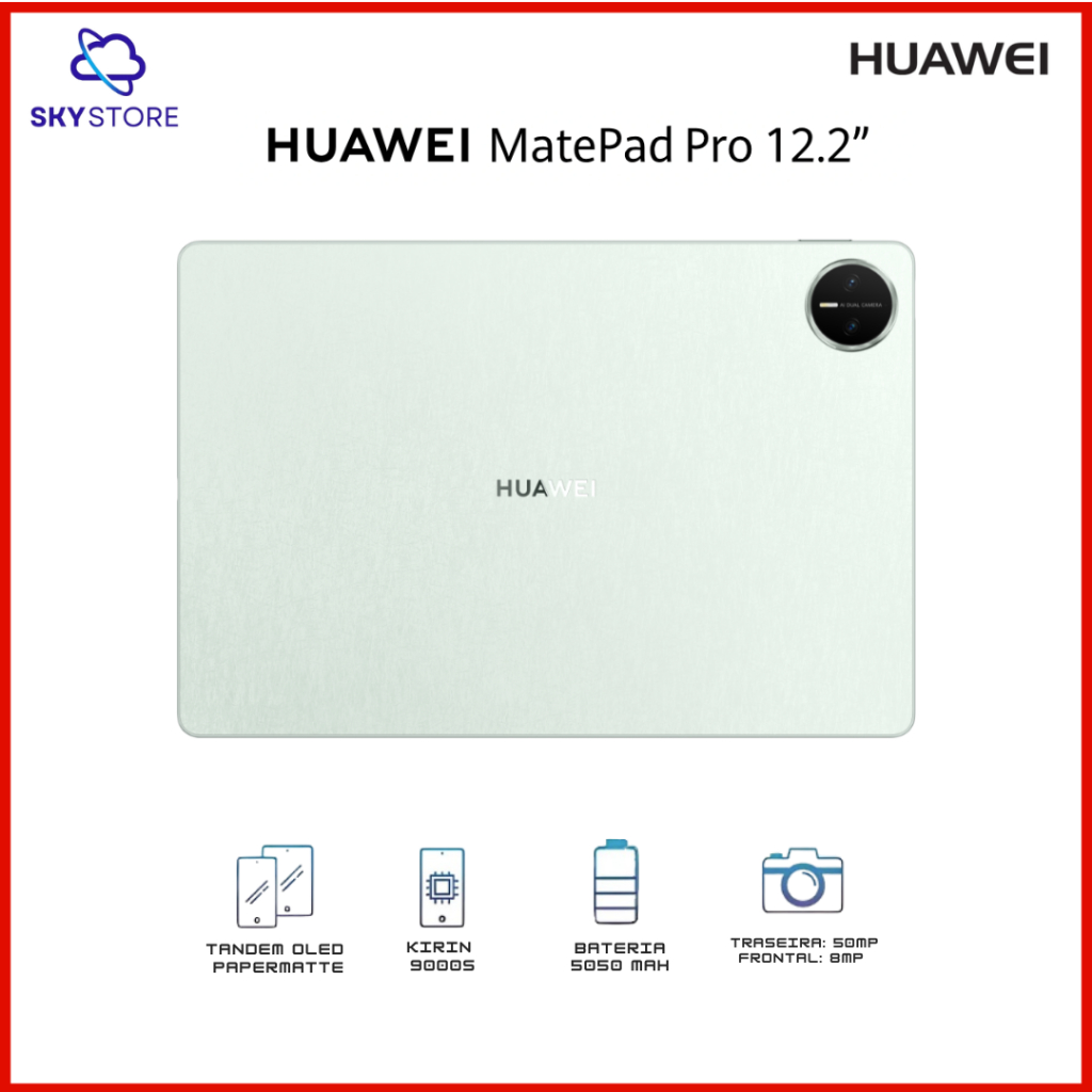 HUAWEI MatePad Pro 12'2, Processador Kirin T91, 512GB Armazenamento ...