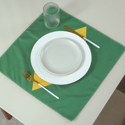 Jogo Americano 6 Lugares Mesa Posta Copa Mundo Bandeira brasil ...