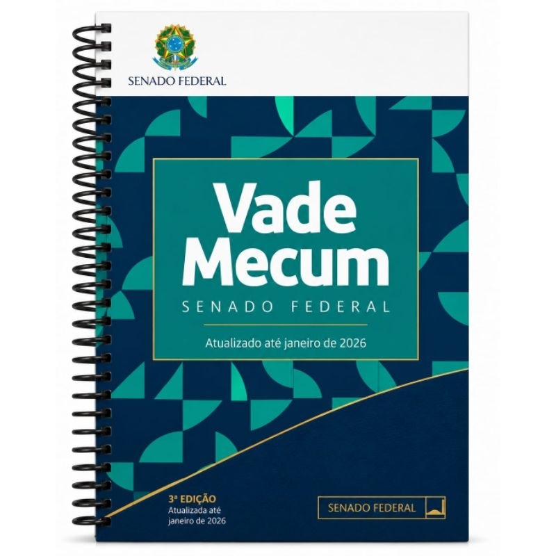 VADE MECUM 2026 ATUALIZADO E ENCADERNADO EM TAMANHO A4 SENADO FEDERAL ...