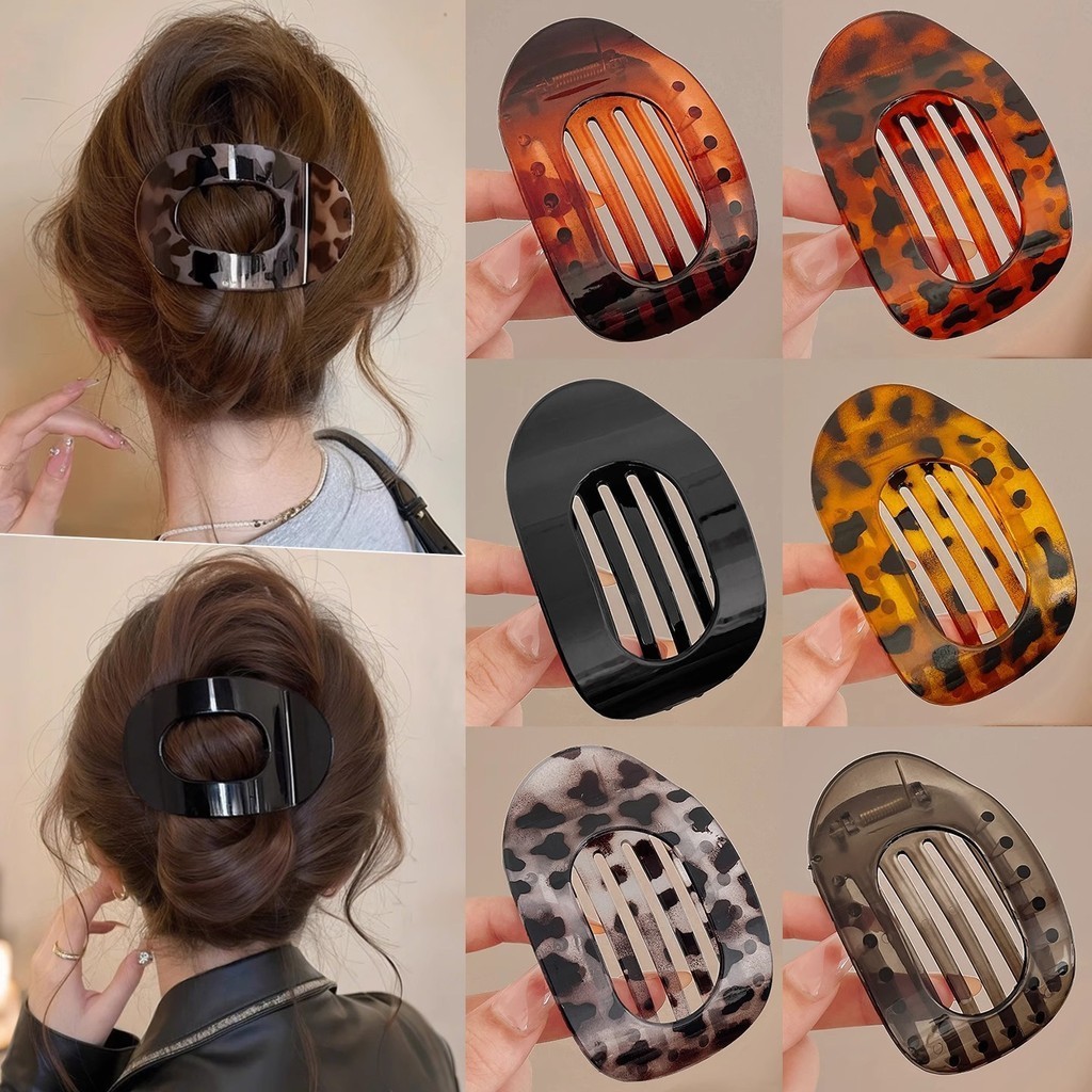 Novo estilo Abalone Grab clip feminino sentir cabelo plano Duckbill ...