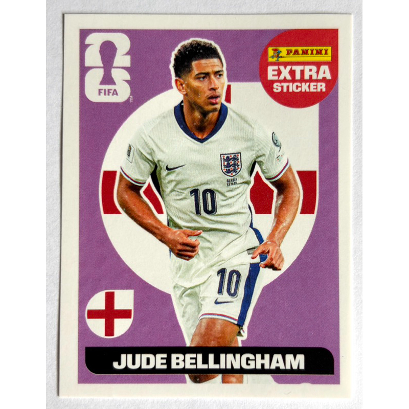 Figurinha Extra Legend Copa do Mundo 2026 Jude Bellingham Roxa Original ...