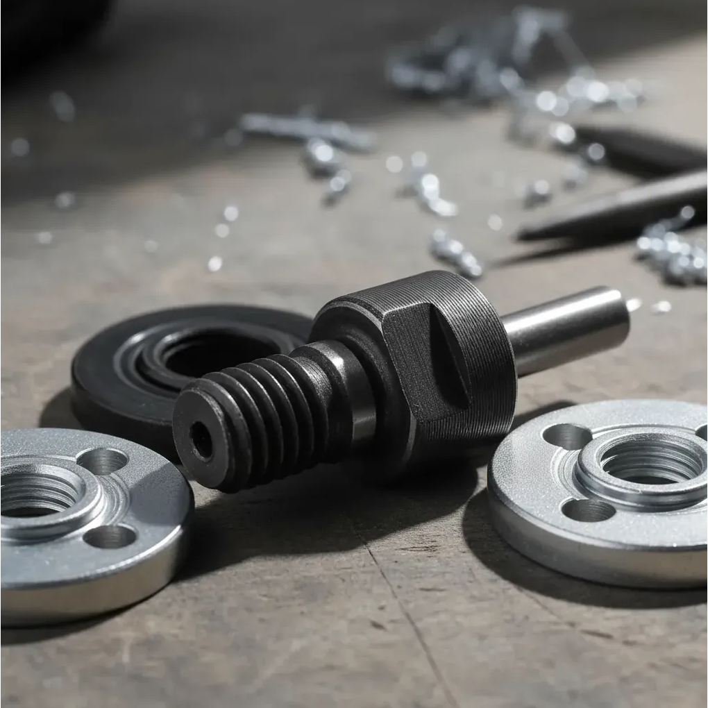 Mini Haste Adaptador Universal Disco Corte Suporte 6mm Eixo Flange M10 ...