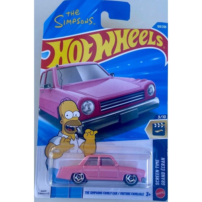 hot Wheels The Simpsons Family Car/ Voiture Familiale | Shopee Brasil