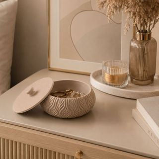 Caixa Organizadora Decorativa Porta Joias Minimalista Moderna Premium ...