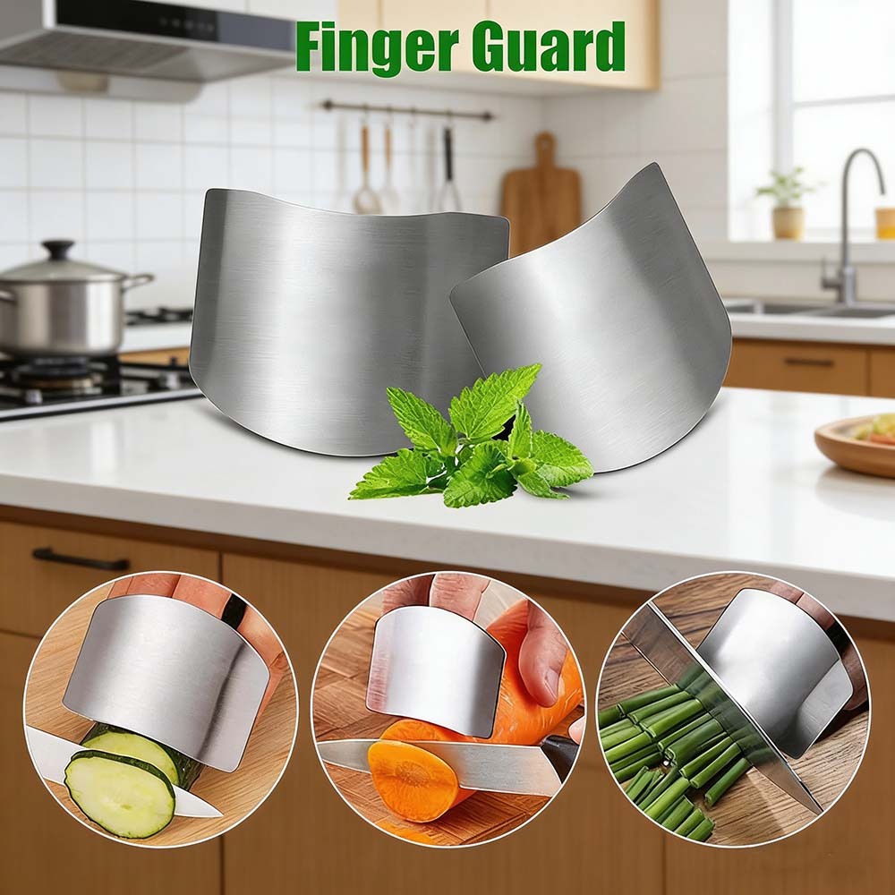 Protetor de Dedo Aço Inox | Kit Cortador de Alimentos com Encaixe ...