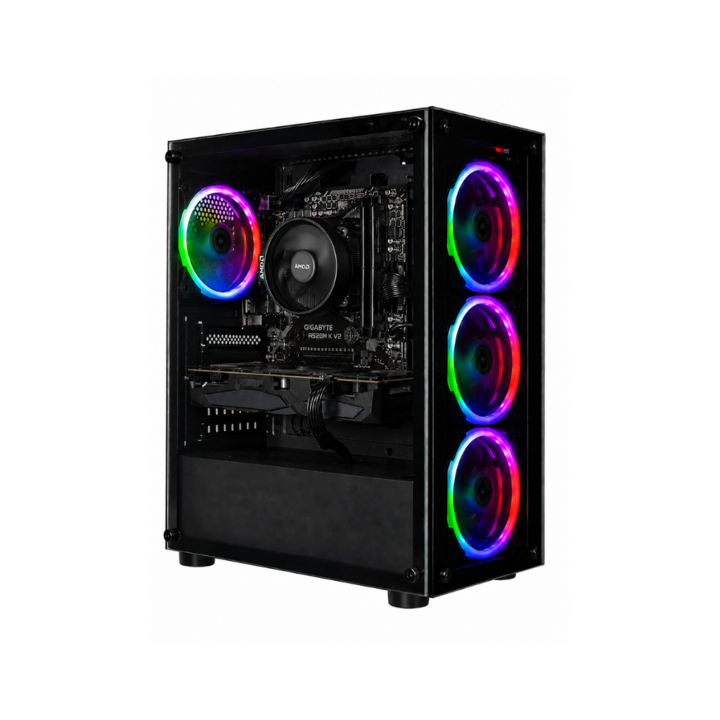 PC Gamer eFacini Eclipse R5 5600GT 16GB DDR4 RX 580 8GB GDDR5, SSD ...