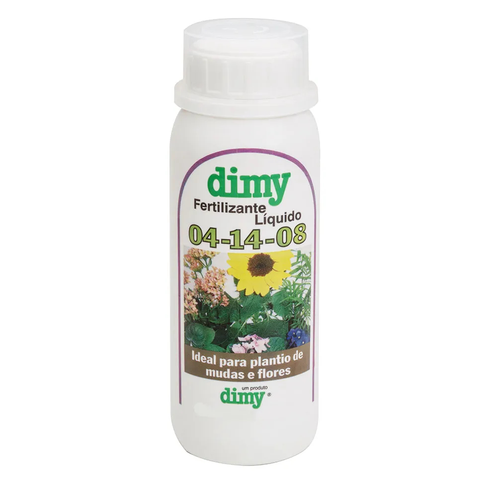 Dimy 04-14-08 Líquido 500ml Adubo Para Floração Frutificação Plantas ...