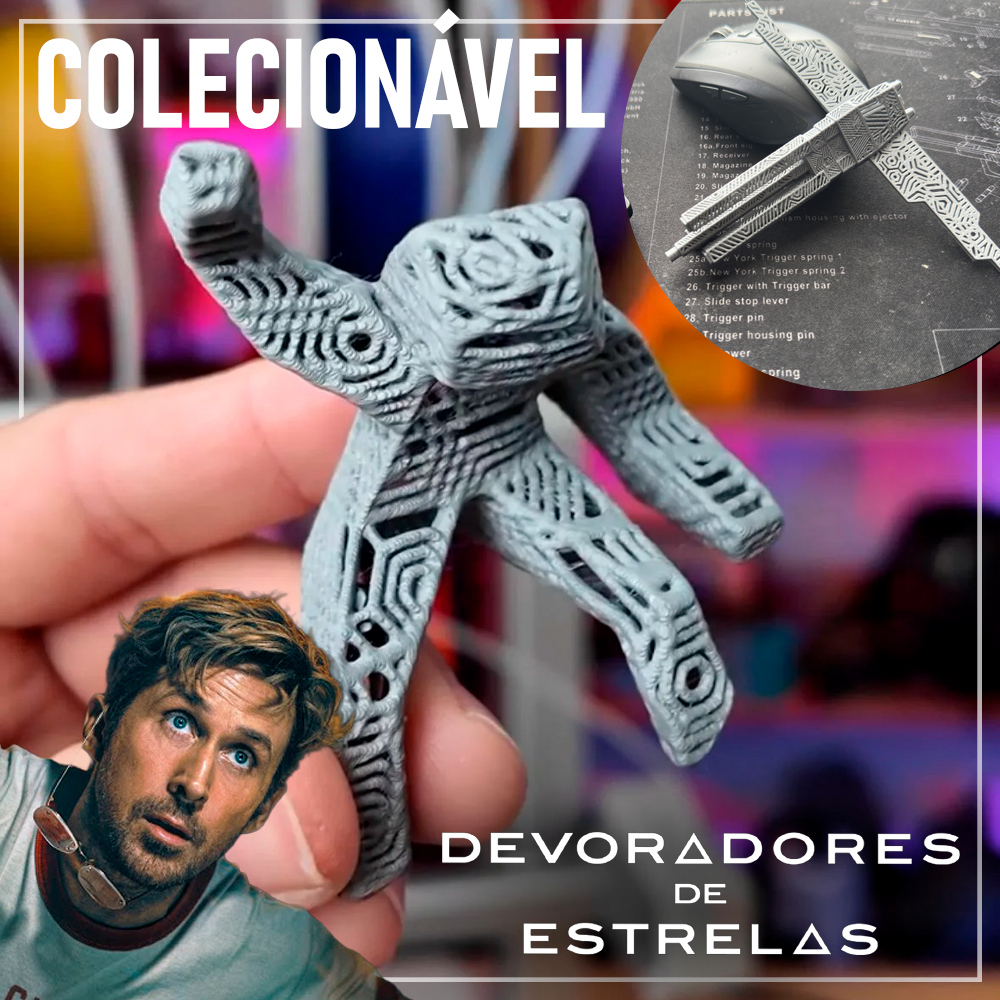 Esculturas Devoradores de Estrelas - Grace e Nave de Xenonita | Project ...