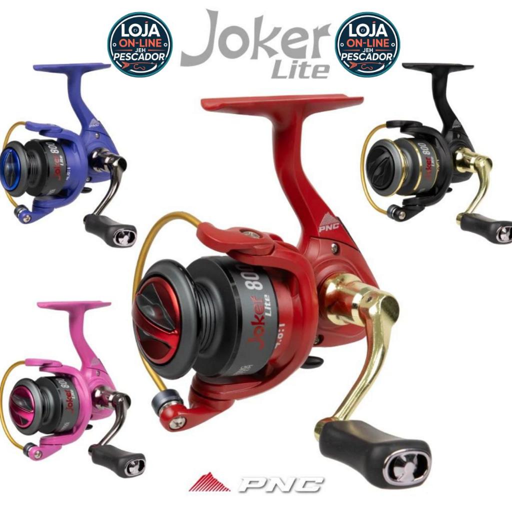 LANÇAMENTO- Molinete Joker Lite 800- Pinnacle Ultralight 4 Rolamentos ...