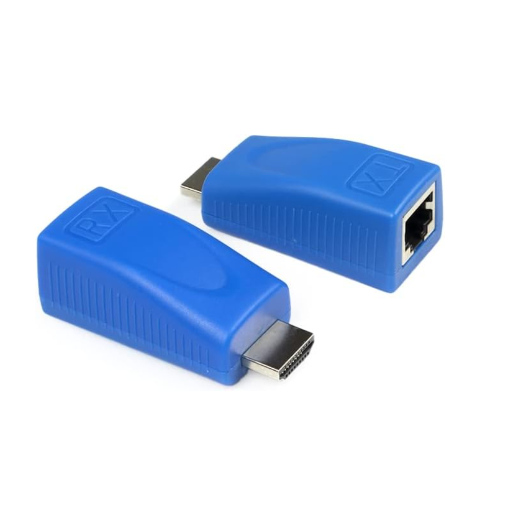 Extensor Hdmi Via Rj45 Cabo De Rede 1080p 2k 4k | Shopee Brasil
